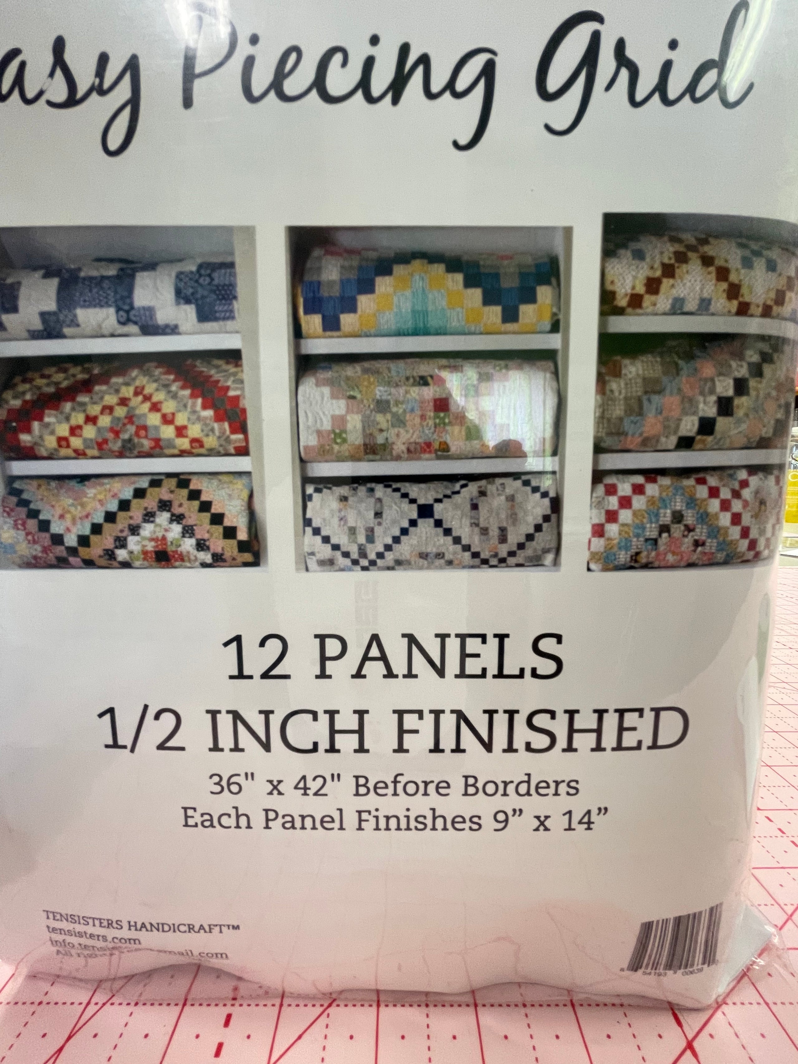Tensisters Easy Piecing Grid 12 panels | Kay Michelle